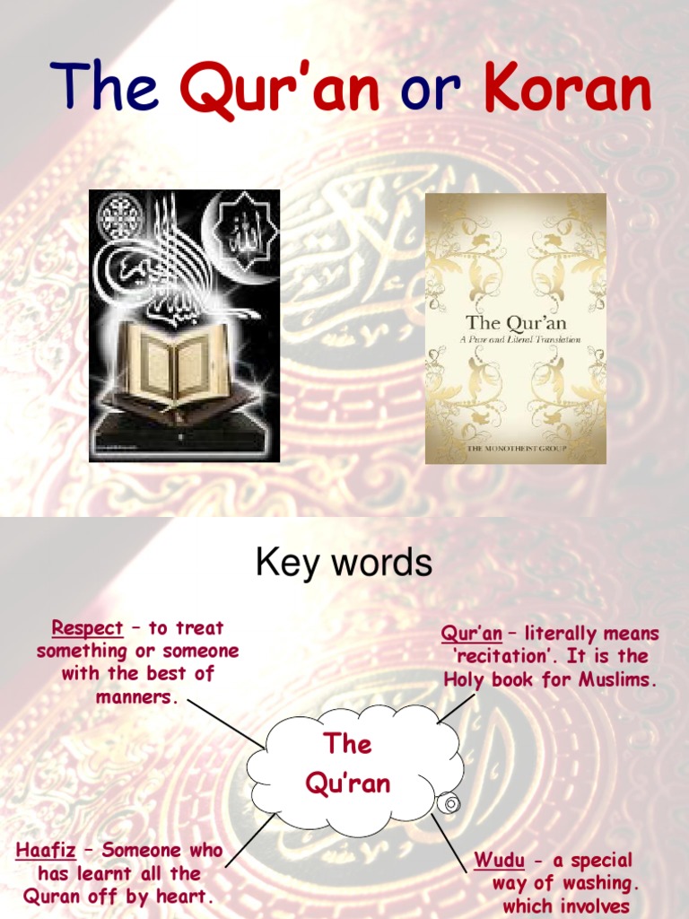 Qur'an Koran: The or | PDF