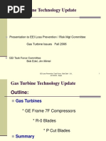 Construction of The Gas Turbine GE 7FA | PDF | Turbine | Turbomachinery