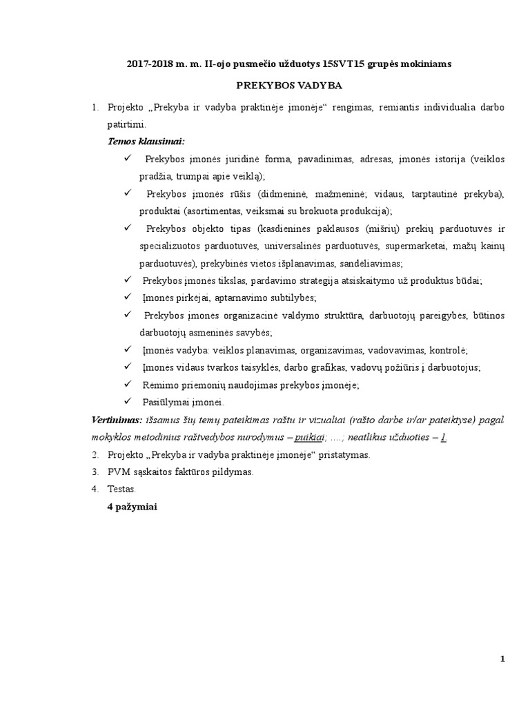 Uzduotys II Pusmetis | PDF