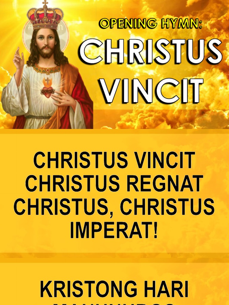 01 Entrance Song - Christus Vincit | PDF