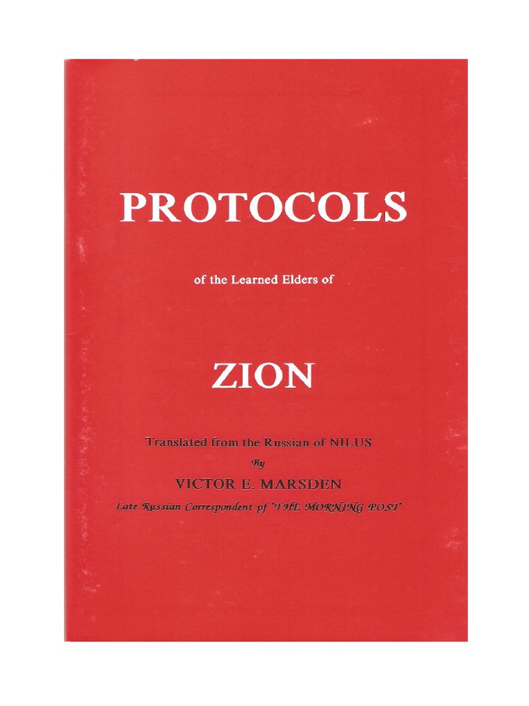 De Protocollen Van de Wijzen Van Zion | PDF