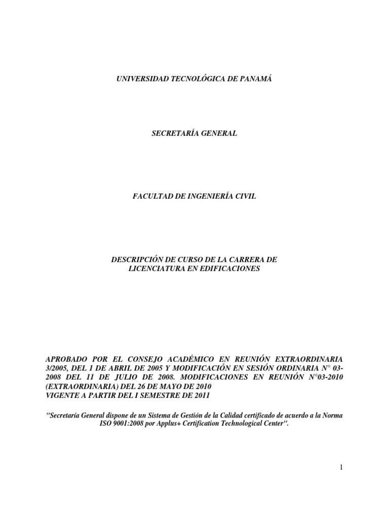 UTP Civil DC Lic Edificaciones 2011 | PDF | Resistencia de materiales ...