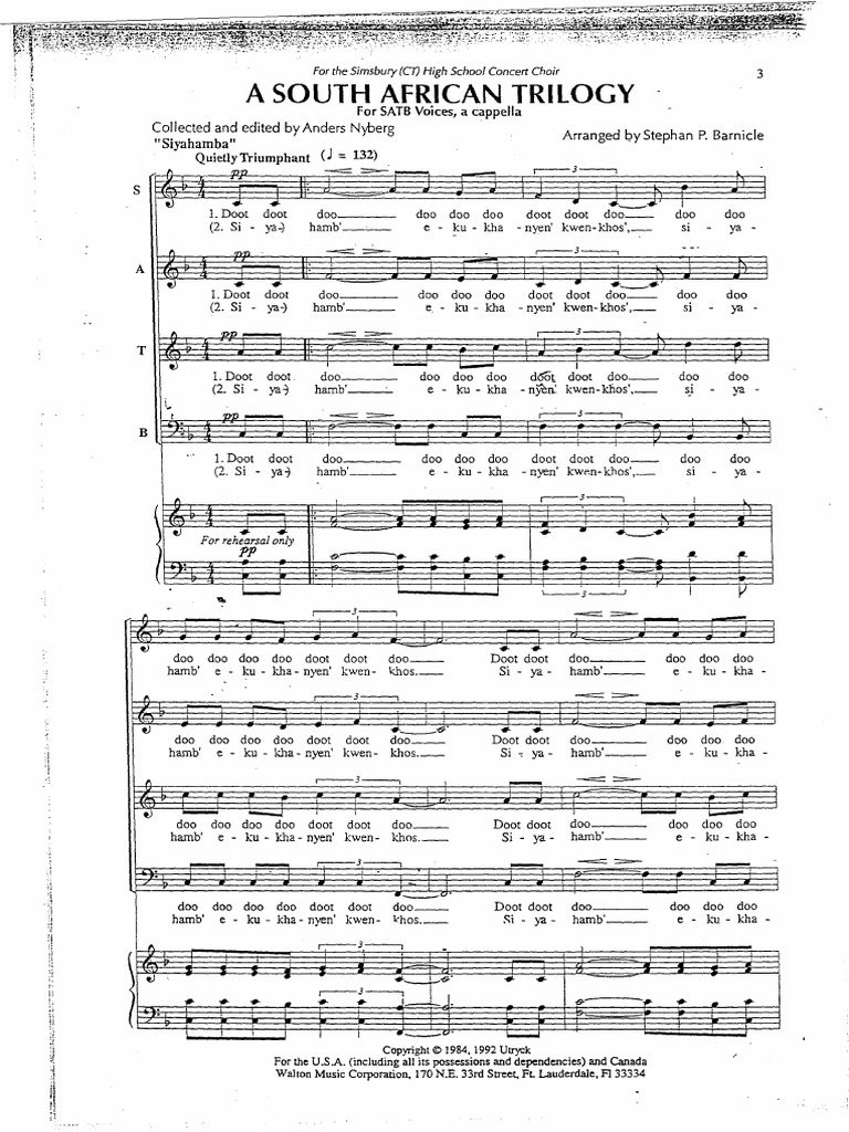 A South African Trilogy PDF | PDF