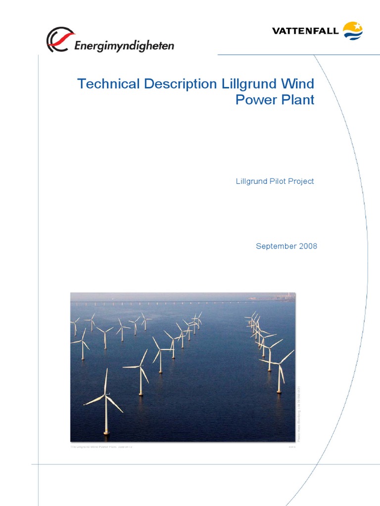 Lillgrund Wind Power Plant Overview | PDF | Offshore Wind Power | Wind ...