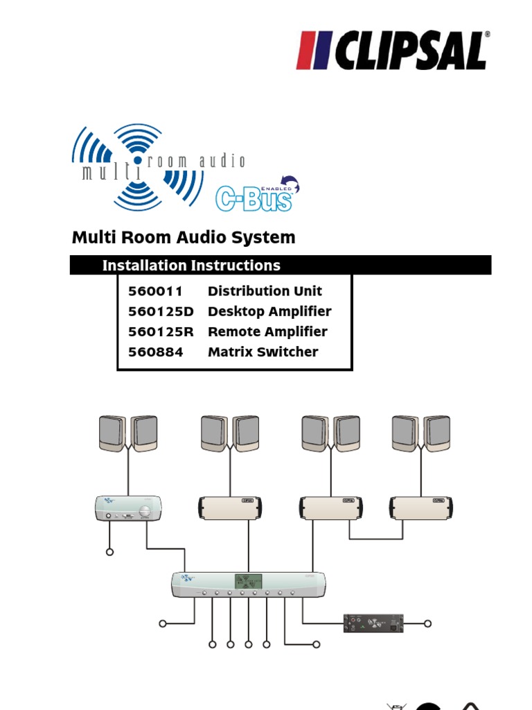 Multi Room Audio System: Installation Instructions | PDF | Amplifier ...