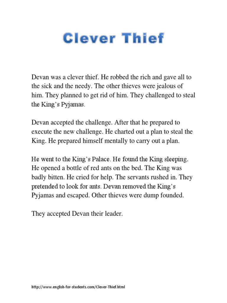 Clever Thief | PDF | General Fiction