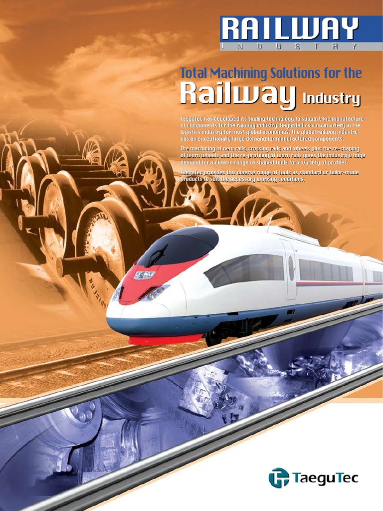 RailwayBrochure en | PDF | Machining | Rail Transport
