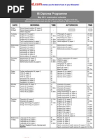 IB-TIMETABLE-STUDENT-VERSION-2025 | PDF