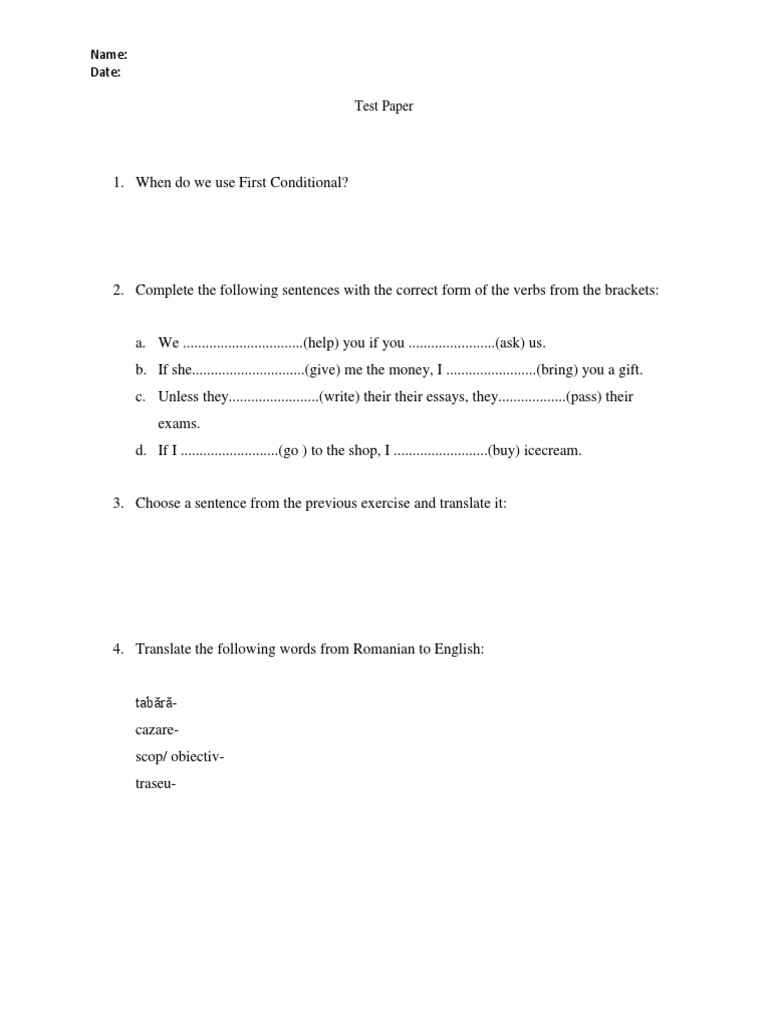 Test Paper8 | PDF