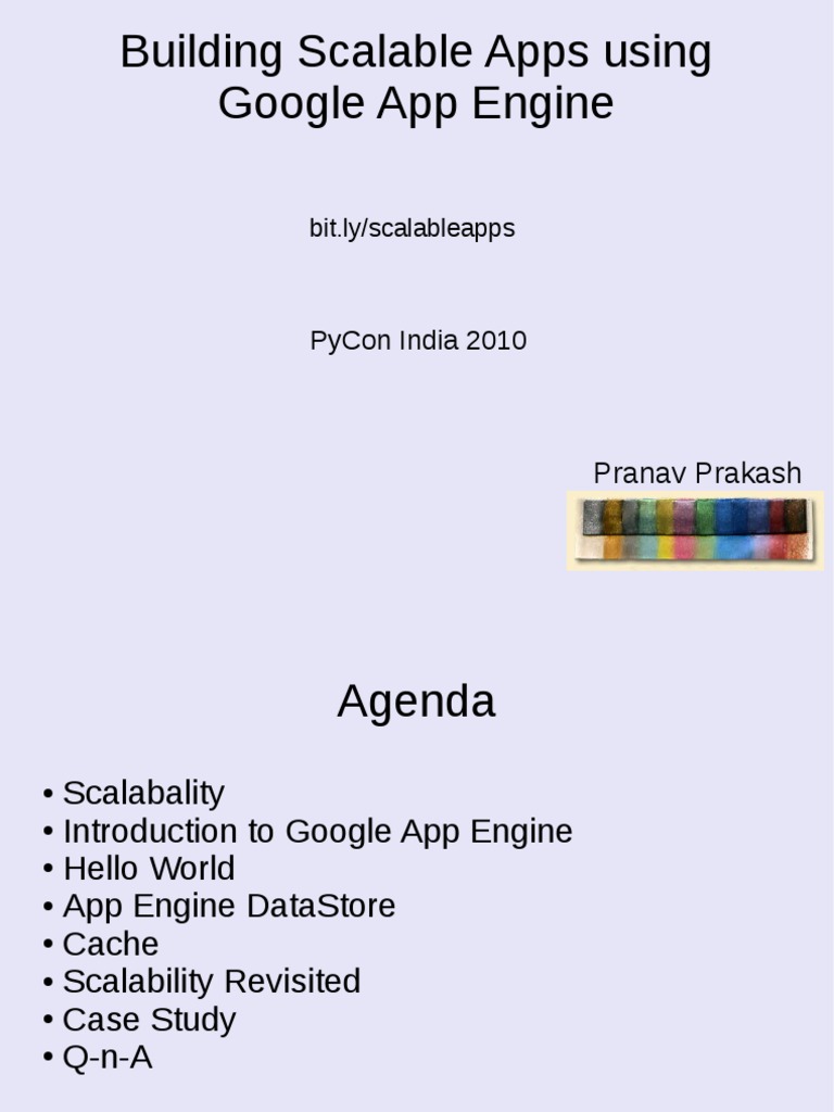 PyCon2010 Scalable Apps Using AppEngine | PDF | Web Application | Software Engineering
