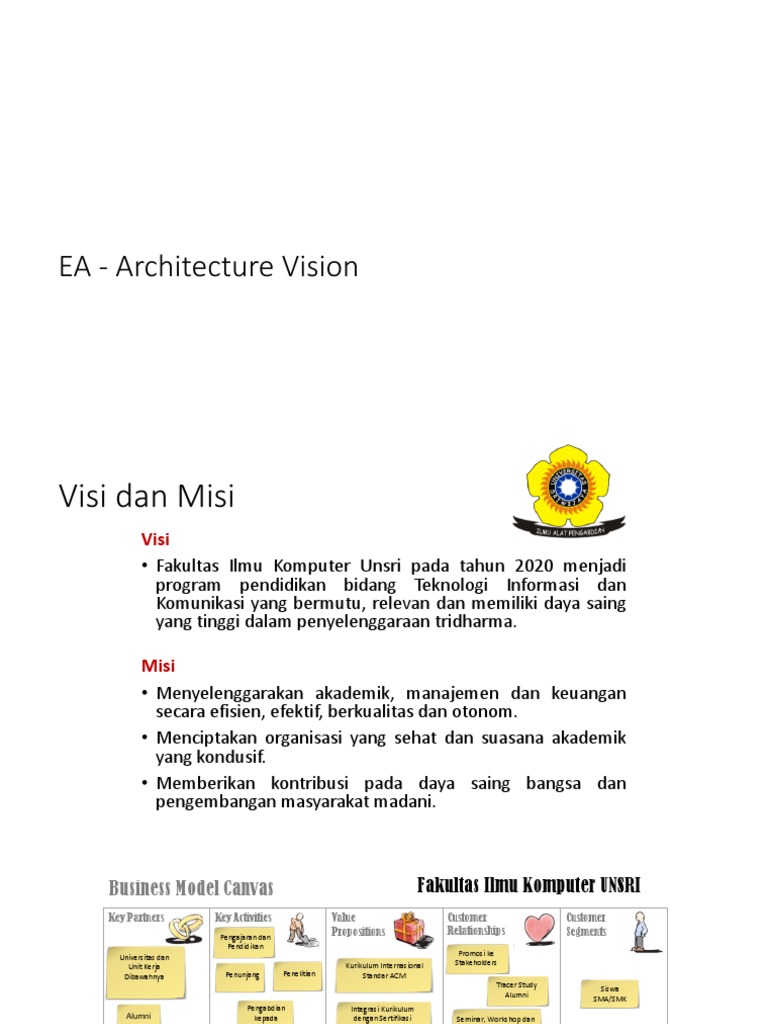Contoh EA - Architecture Vision | PDF