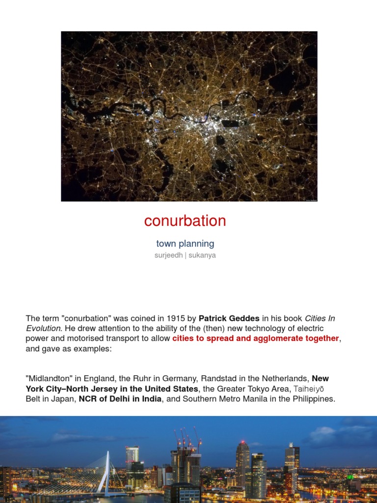 Conurbation | PDF | Settlement Geography | Urbanization