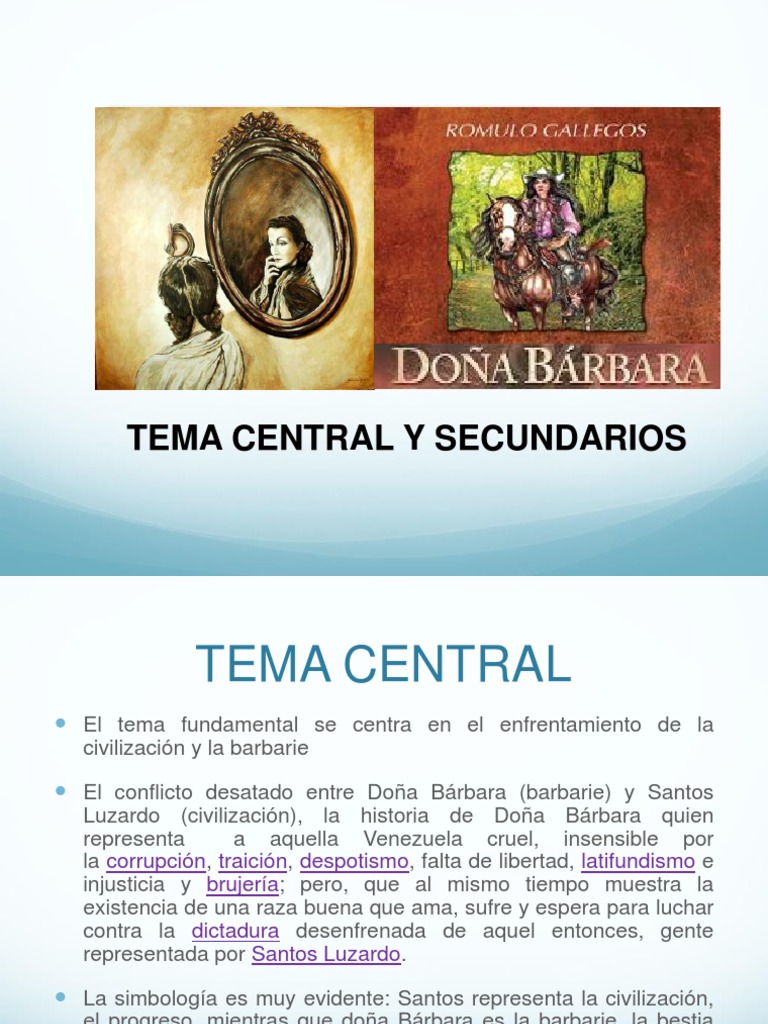 Tema Central y Sec | PDF