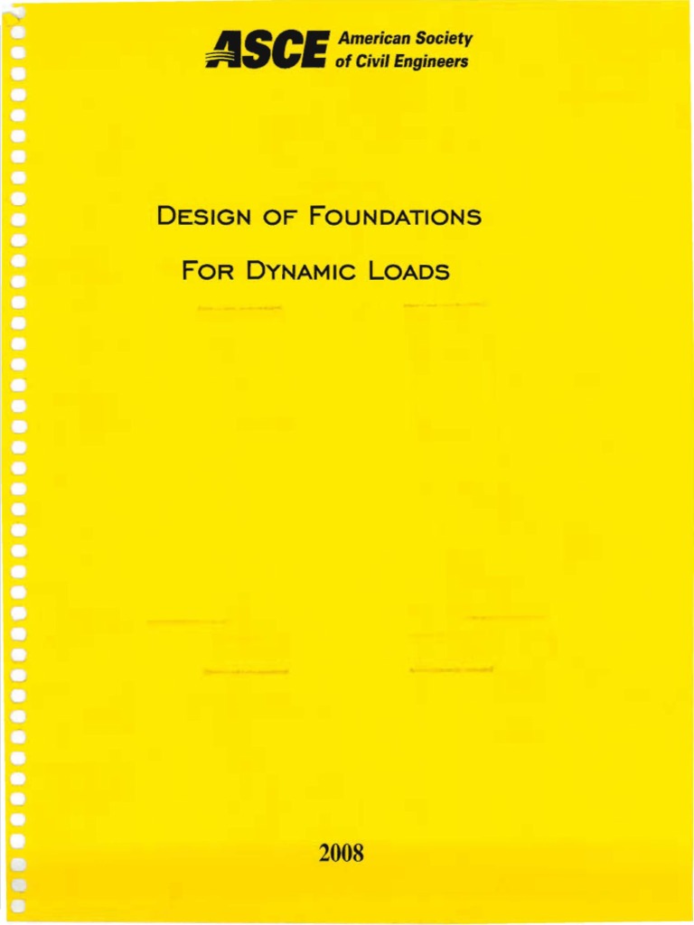 Dynamic Analysis and Design of Machine Foundations | PDF | Rotation ...