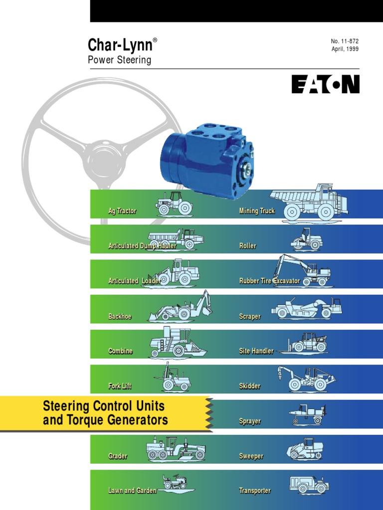 Char Lynn Hydaulic Steering Catologue 99 PDF | PDF | Steering | Pump