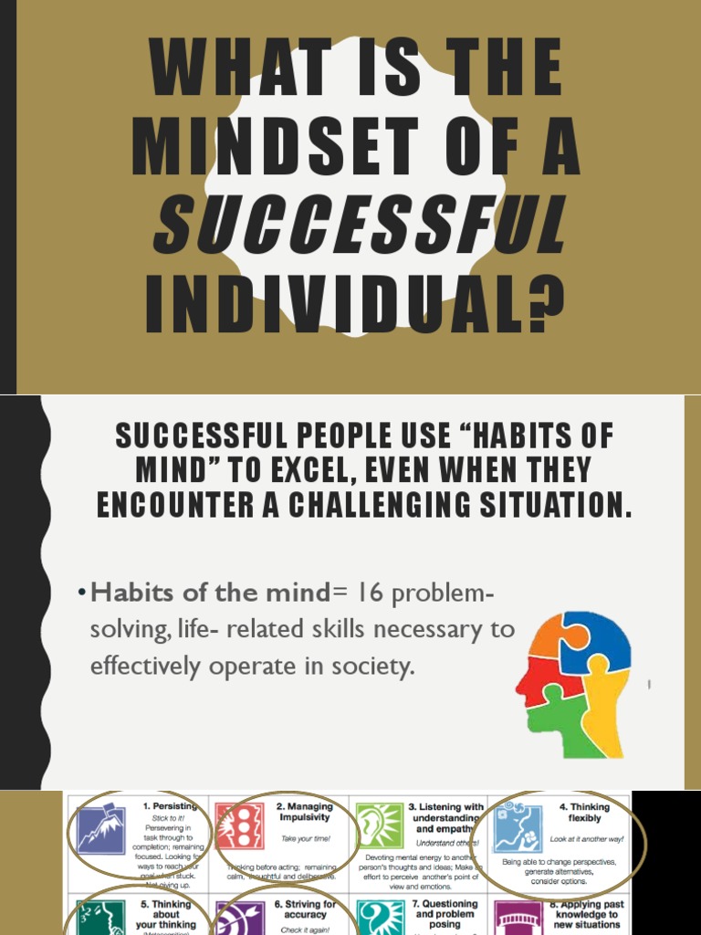 Habits of Mind Community Meeting | PDF | Career & Growth | Self-Improvement