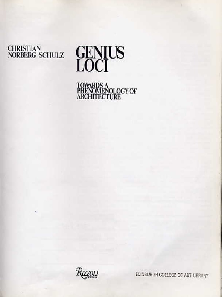 Genius Loci Pdf Pdf