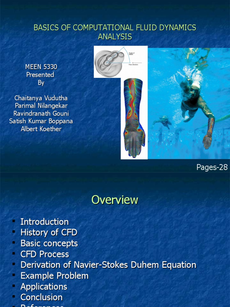 Basics Of Computational Fluid Dynamics Analysis Pdf Analysis Fluid Dynamics