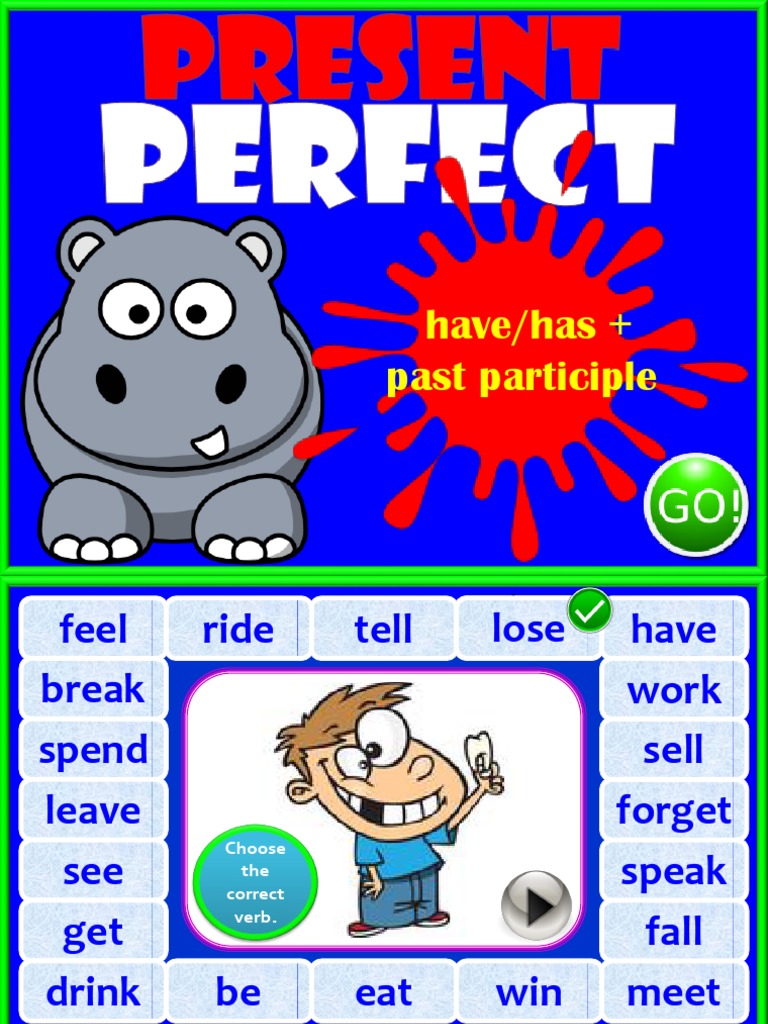 Present Perfect Game CLT Communicative Language Teaching Resources Fun ...