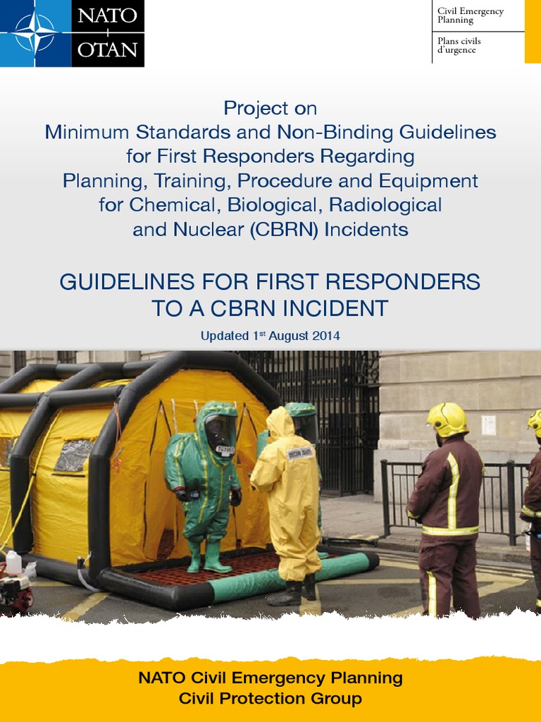 Guidelines For First Responders To A CBRN Incident | PDF | Cbrn Defense | Emergency