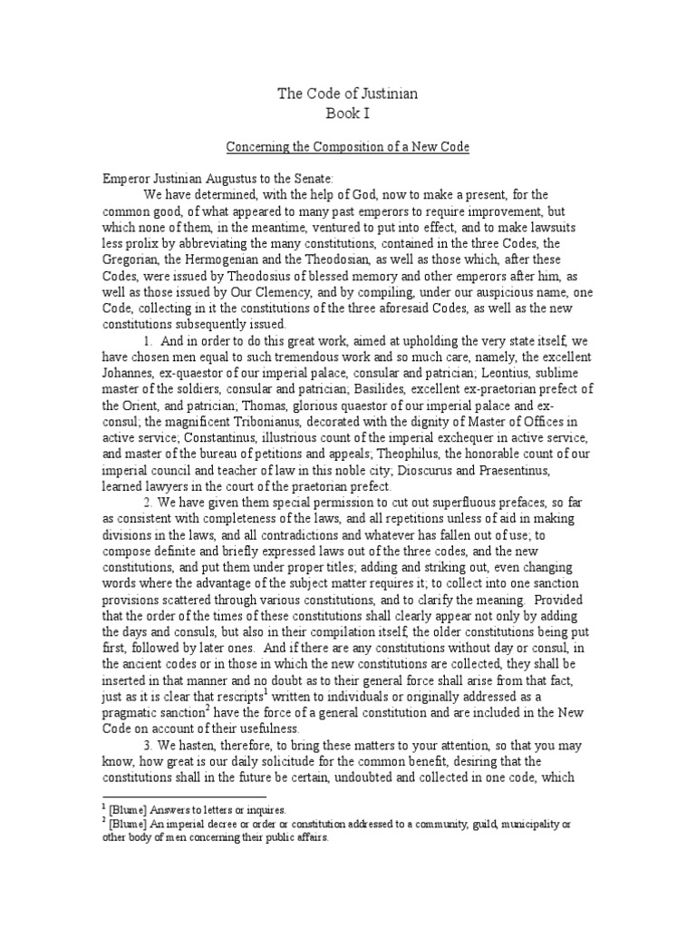 Codex Justinianus PDF | PDF | Politics | Law