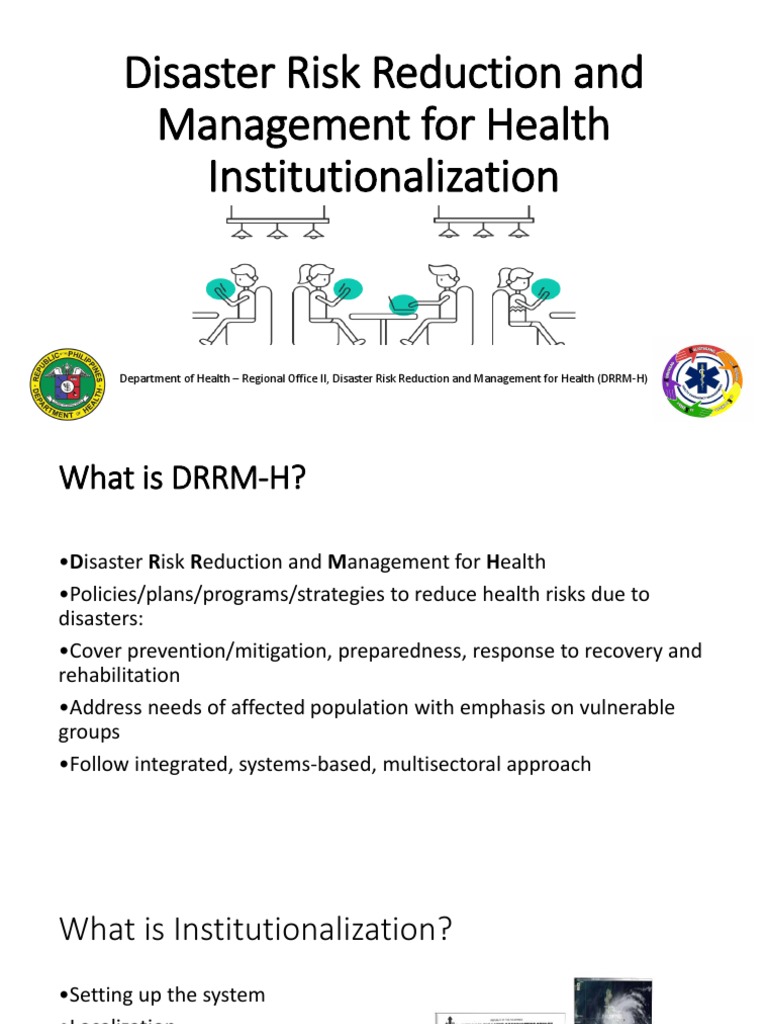 1.Drrm H Institutionalization