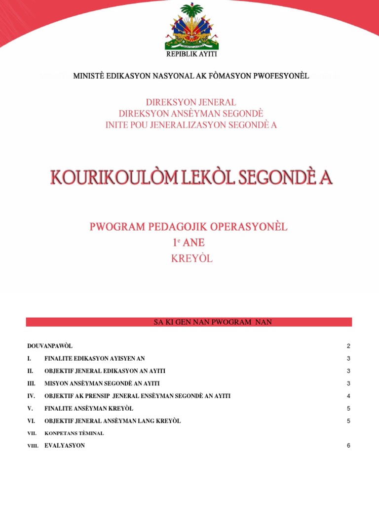 KREYOL | PDF