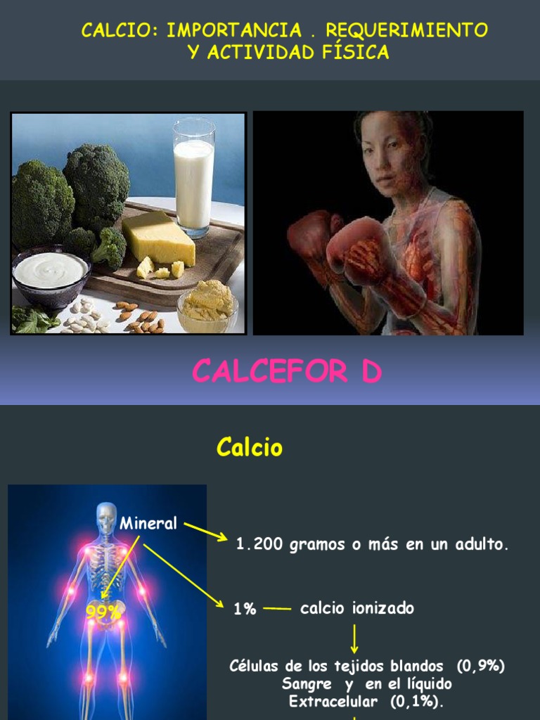 Presentacion Calcefor D | PDF | Calcio | Vitamina D