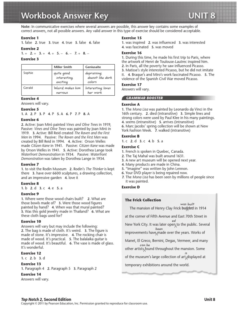 TP 02 Unit 08 Workbook Ak PDF | PDF