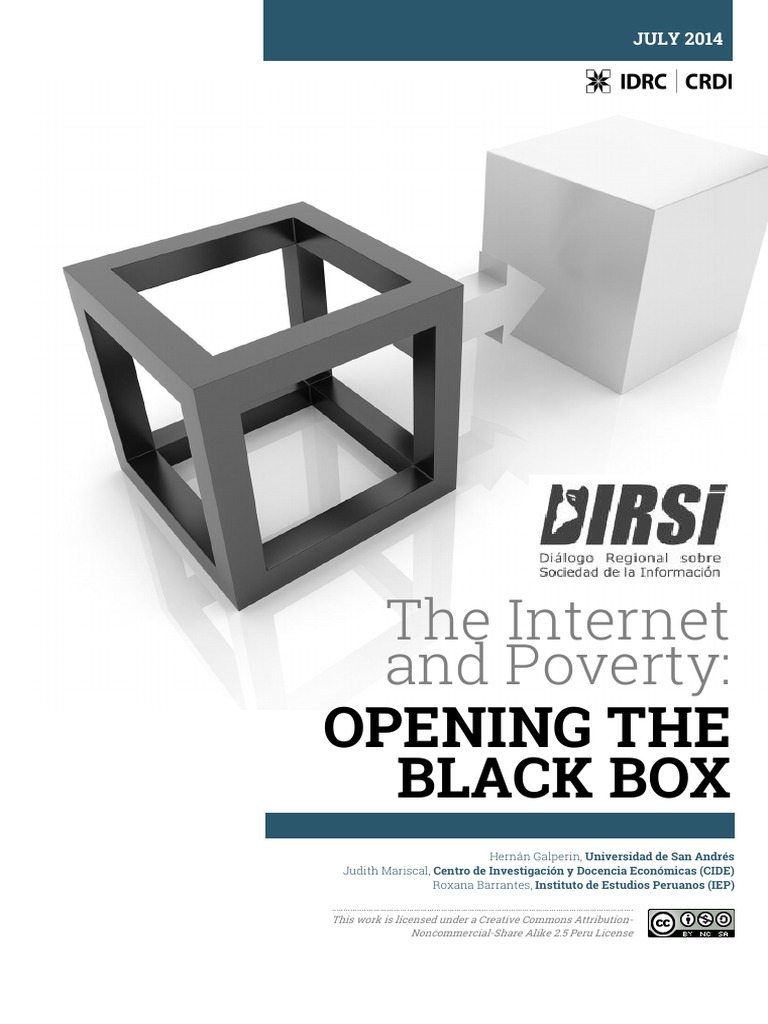 The Internet and Poverty OPENING THE BLACK BOX | PDF | Randomized ...