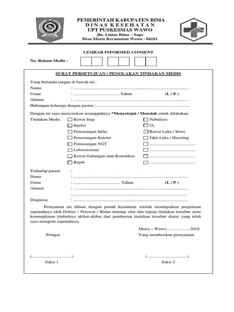 7.4.4.2 Lembar Informed Consent | PDF