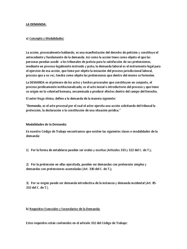 La Demanda Lab | PDF | Demanda judicial | Jurisdicción