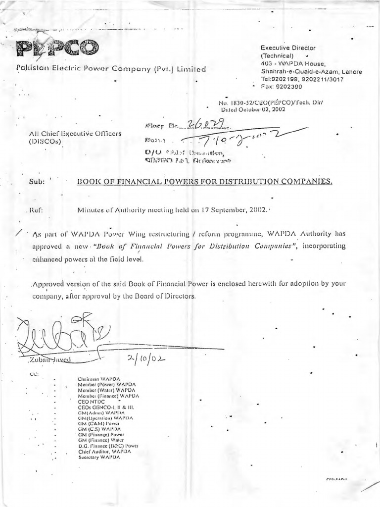 Book of Financial Powers 2002 | PDF | Accountability | Corporations