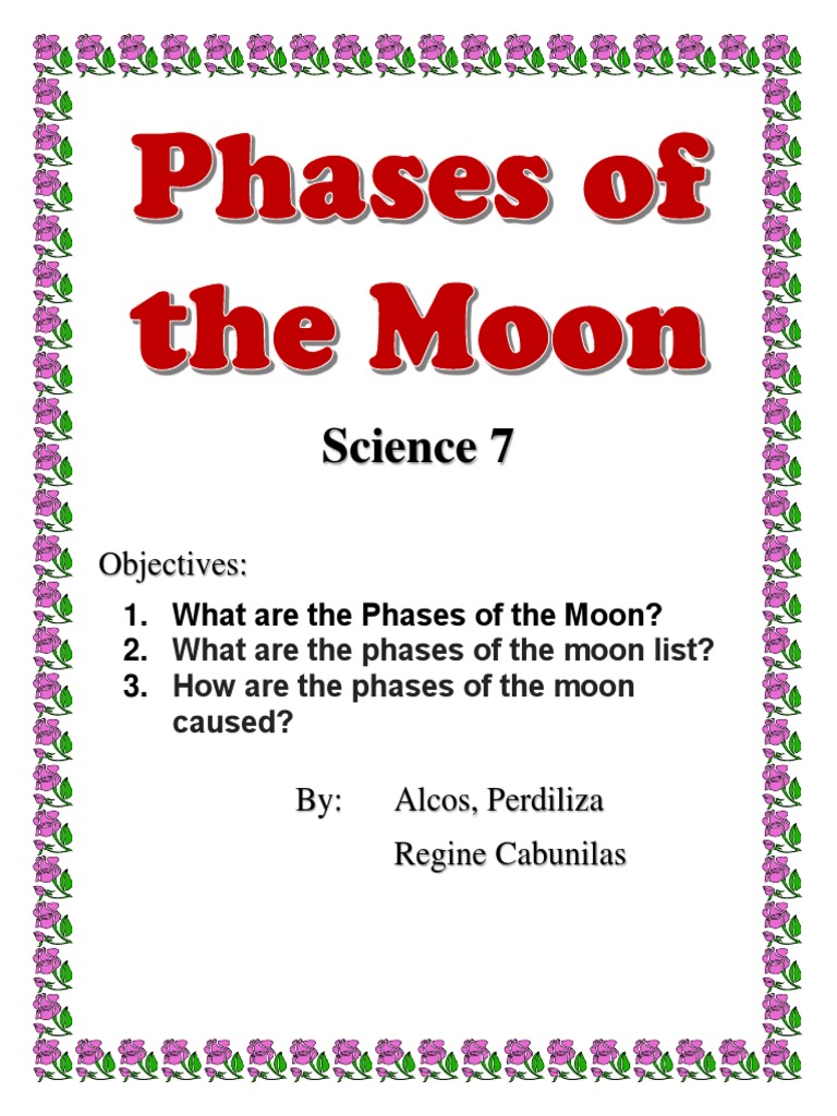 Phases of The Moon | PDF | Moon | Solar System