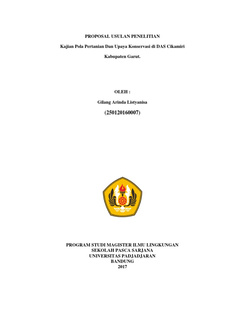 Proposal Usulan Penelitian | PDF