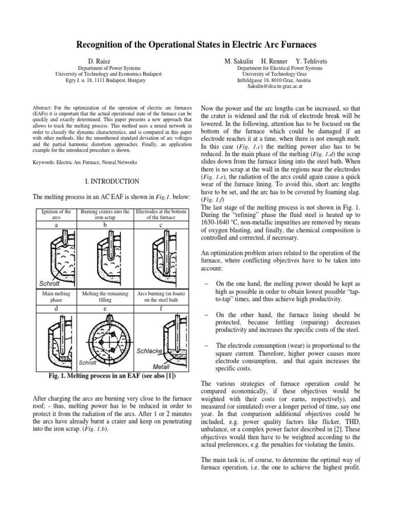 Electric Arc Furnace Modeling | PDF | Root Mean Square | Electric Arc
