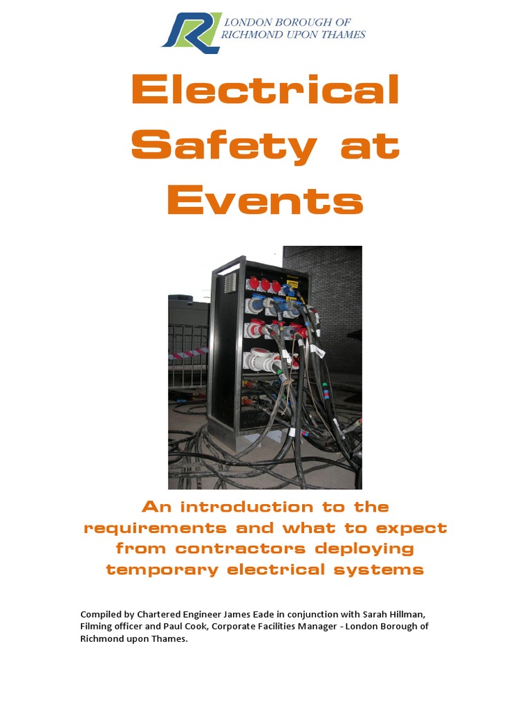 Bs7909 Guidance Document | PDF | Electrician | Safety