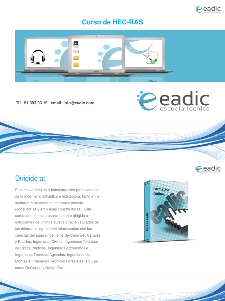 Curso de Hec Ras | PDF | Ingeniería hidráulica | Ingeniería