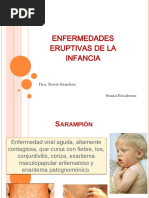 Enfermedades Eruptivas de La Infancia | PDF | Sarampión | Medicina