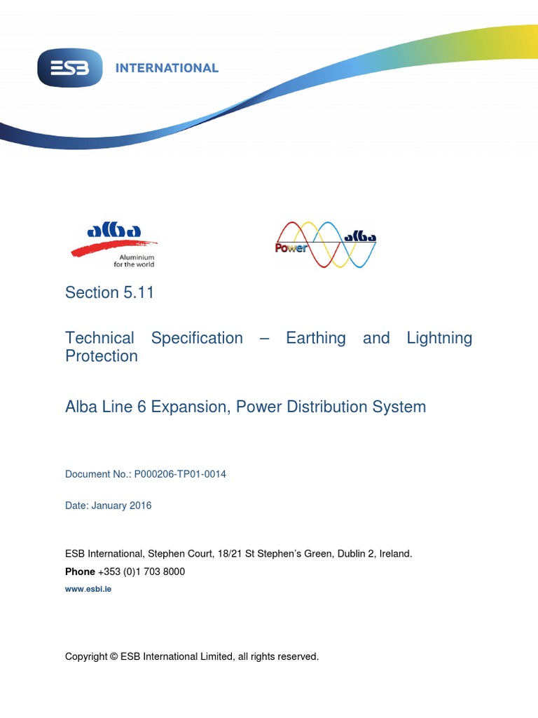 ESB-Earthing and Lightning Protection | PDF | Electrical Wiring ...