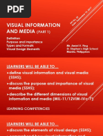 Visual Information and Media | PDF | Composition (Visual Arts ...