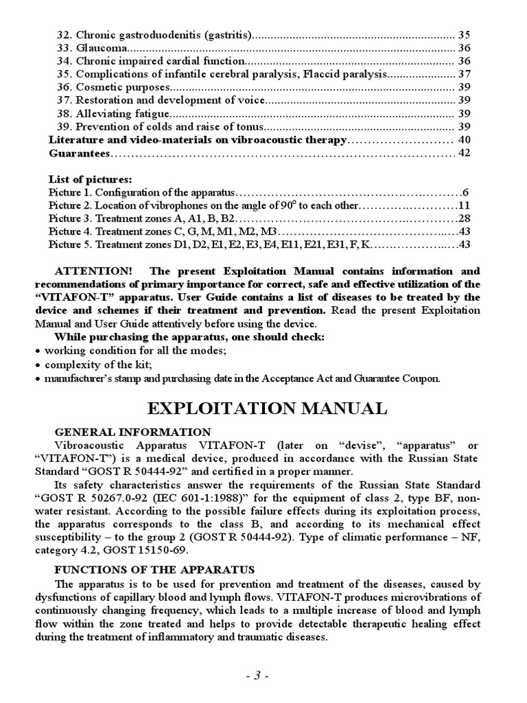 Vitafon 1 Uputstvo Pages 3, 4 | PDF | Frequency | Power Supply