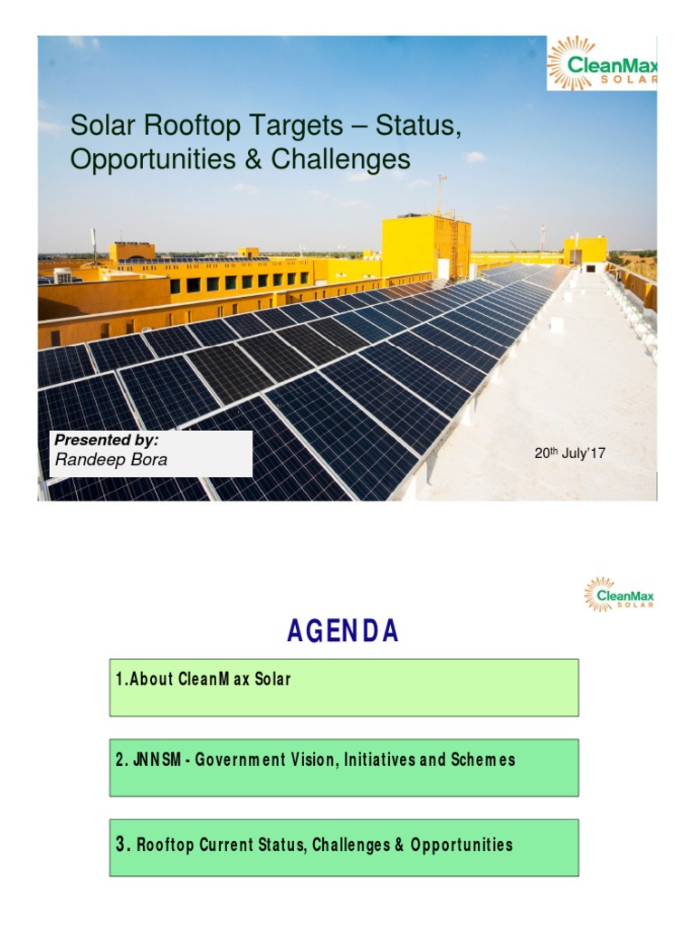 CleanMax Presentation | PDF | Solar Power | Renewable Energy