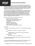 Introductions To Home Cell Groups | PDF | Local Church | Leadership