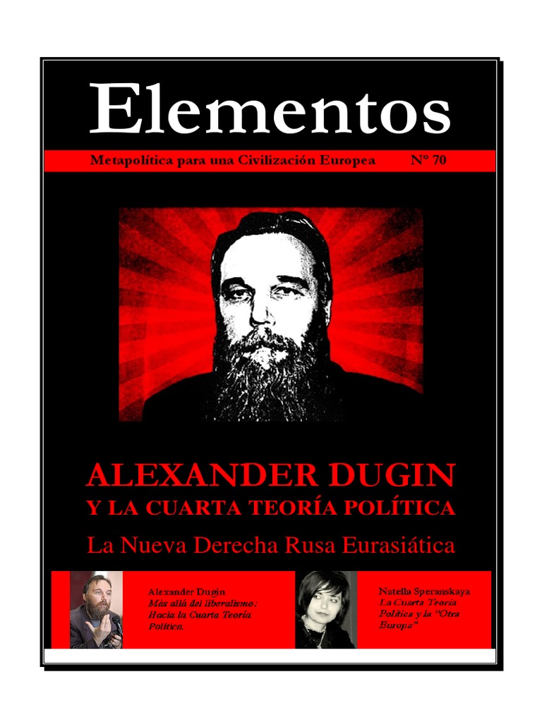 4TP - Dugin - Revista Elementos Nº70 - Especial Dugin PDF | PDF