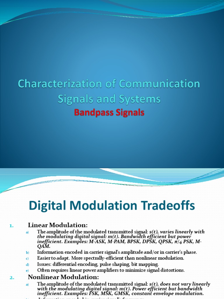 Digital Modulation Techniques Overview | PDF | Modulation | Digital Signal