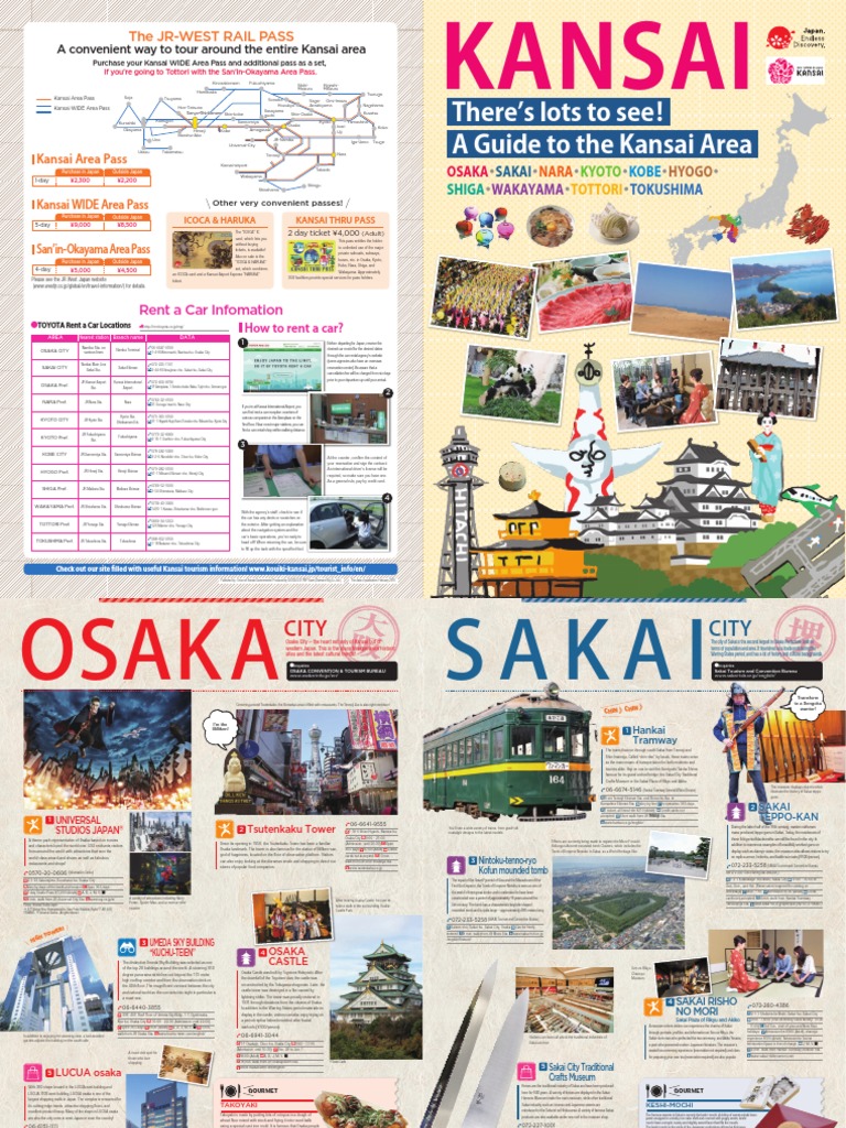Guide Kansai Area | PDF | Kyoto | Transport