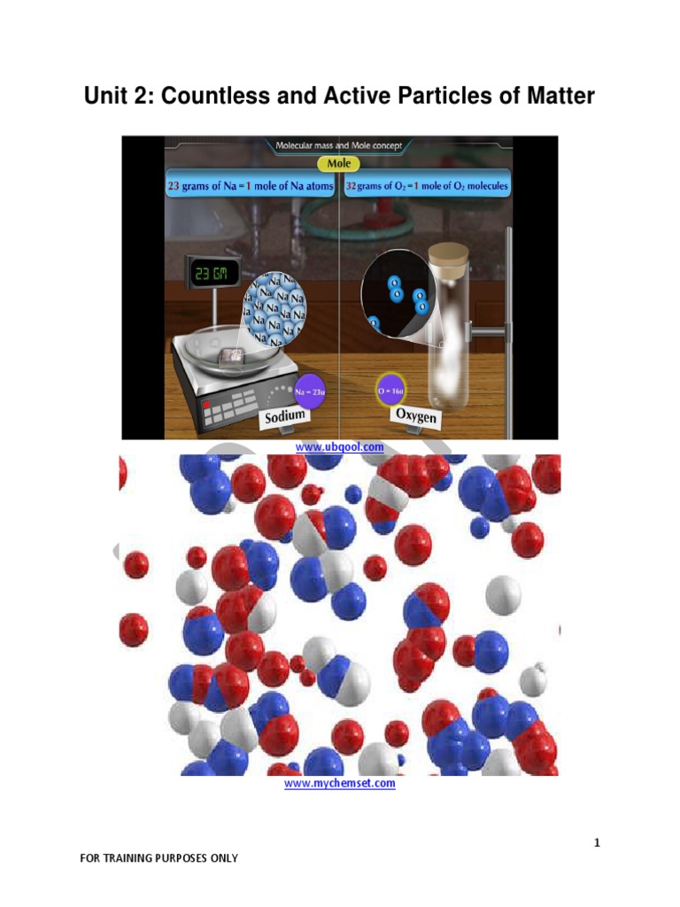 Unit 2 Matter TG | PDF | Chemical Bond | Covalent Bond
