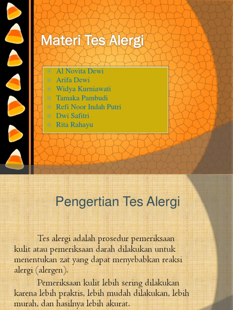 Panduan Lengkap Tes Alergi | PDF