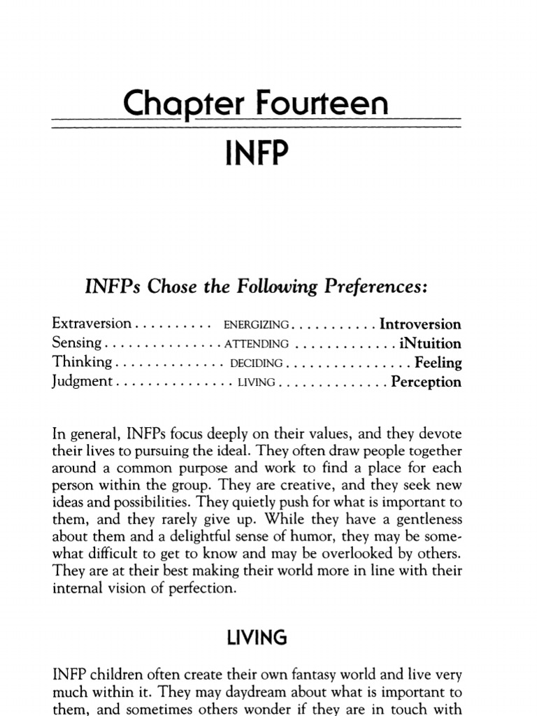 INFP | PDF | Leadership | Creativity